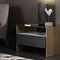 Contemporary bedside table - MILVIAN - MisuraEmme SpA - wooden / glass ...