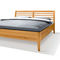Double bed - SESAM - TEAM 7 - contemporary / with headboard / fabric