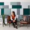Acoustic wall panel - Hush Blocks - 3Form - felt / rectangular / geometric