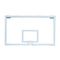 Acrylic basketball backboard - 1611874 - Schelde Sports - rectangular ...