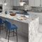 Porcelain stoneware stone slab - AMSTERDAM - Arklam - for countertop / gray / scratch resistant