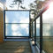 Balcony partition - DC Solutions pour votre habitat - fixed / metal / glass