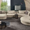 Modular sofa - OASI - CANTORI - corner / white / gray