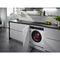 Front-loading washing machine - 8000 LF8E8436BI - AEG - built-in / home ...