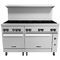Gas range cooker - 60SS-10B - VULCAN - commercial / 10 burners / 2 oven