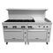 Gas range cooker - 72CC-8B24GT - VULCAN - commercial / 2 oven / 8 burner