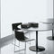 Contemporary table - JOIN - Porro - lacquered aluminum / aluminum / round