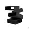 Original design side table - BALANCING BOXES - Porro - wooden / metal ...