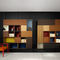 Contemporary TV wall unit - MODERN - Porro - wooden / by Piero Lissoni