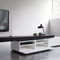 Contemporary TV wall unit - MODERN - Porro - wooden / by Piero Lissoni