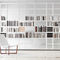 Contemporary shelf - SYSTEM INTERPARETE - Porro - wooden / by Piero Lissoni