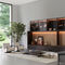 Contemporary TV wall unit - POLIFUNCTIONAL - Porro - wooden / lacquered ...