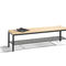 Contemporary locker room bench - NEO - GEKIPS - wooden / metal / commercial