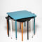Contemporary table - SPINDLE - Tacchini - MDF / rectangular / stackable