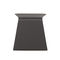 Contemporary side table - SKIN - cierre - leather / upholstered / home