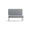 Contemporary upholstered bench - MENU - SANCAL - leather / wooden base ...