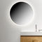 Wall-mounted bathroom mirror - FALPER - contemporary / round / steel