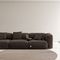 Modular sofa - Savina - Viccarbe - corner / gray / brown