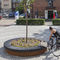 Wooden tree guard - ROUGH&READY CIRCULAR TREE ISLES - Streetlife - with ...