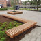 Contemporary public bench - ROUGH&READY CROSSWISE - Streetlife - wooden ...