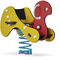 HDPE spring rocker - M106 - KOMPAN - animal / 1-seat