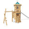 Playground structure - CASTLES - KOMPAN - robinia / modular