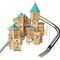 Playground structure - CASTLES - KOMPAN - robinia / modular