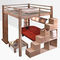 Loft bed - YEN - Cinius - double / contemporary / custom