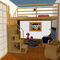 Loft bed - YEN - Cinius - double / contemporary / custom