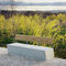 Contemporary public bench - ZUERA - Escofet - pine / concrete / metal