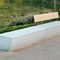Contemporary public bench - ZUERA - Escofet - pine / concrete / metal