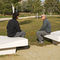 Contemporary public bench - WAVE - Escofet - concrete / without ...