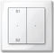 Light dimmer switch - Merten GmbH - push-button / recessed / contemporary