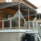 Glass railing - Polimer Tecnic - polycarbonate / acrylic / glass panel