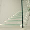 Half-turn staircase - LONDRA 1 - floating all glass design stair ...