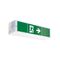 Ceiling emergency light - SLA EL FLP - ESYLUX - rectangular / LED ...