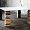 Contemporary table - EX-LIBRIS - minottiitalia - glass / rectangular