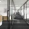 Demountable partition - FOCUS - Teknion - aluminum / polycarbonate ...