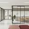 Demountable partition - FOCUS - Teknion - aluminum / polycarbonate ...