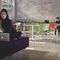 Modular upholstered bench - TEKNION DNA - Teknion - contemporary ...