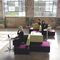 Modular upholstered bench - TEKNION DNA - Teknion - contemporary ...