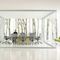 Fixed partition - OPTOS - Teknion - glazed / commercial / for offices