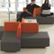Modular upholstered bench - TEKNION DNA - Teknion - contemporary ...
