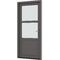 Entry door - RIBO - VELFAC - wooden / aluminium / swing