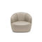 Contemporary armchair - Ember - maxdivani - fabric / leather / wooden