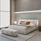 Double bed - Ember - maxdivani - contemporary / upholstered / with headboard