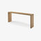 Contemporary console table - FRAME - Riva 1920 - solid wood / solid wood base / rectangular