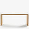 Contemporary console table - FRAME - Riva 1920 - solid wood / solid wood base / rectangular