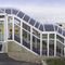 Exterior staircase canopy - Duo-Gard - aluminum / polycarbonate / curved