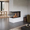 3-sided fireplace insert - VISIO 3:1 UNIQ - Attika Feuer AG - wood ...